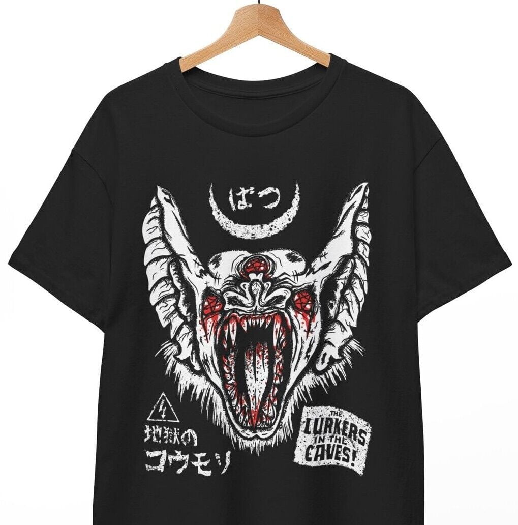 The Lurkers in the Caves, Bat Gothic Horror Halloween Unisex Tee ...