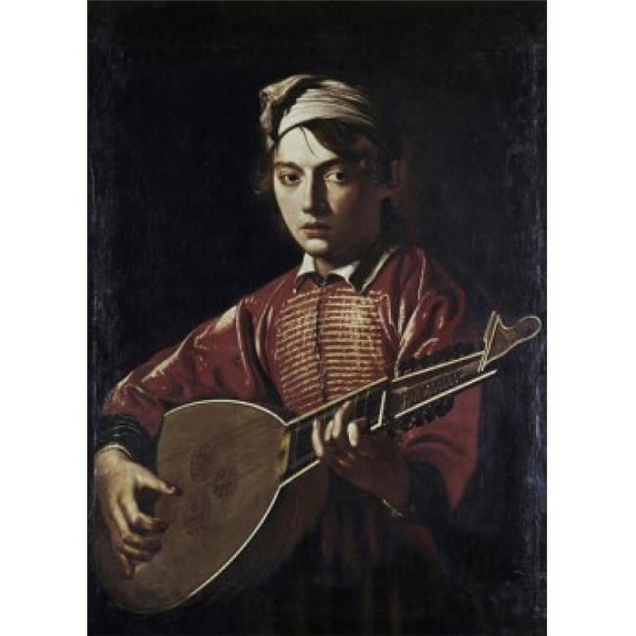 The Lute Player Michelangelo M. Da Caravaggio 1573-1610 Italian Poster ...