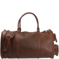 The Luxe Leather Duffel Bag, Full-Grain Cowhide, Handmade Travel ...
