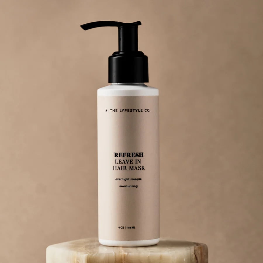 The Lyfestyle Co Refresh Leave In Hair Mask 4 oz, Moisture Conditioner ...