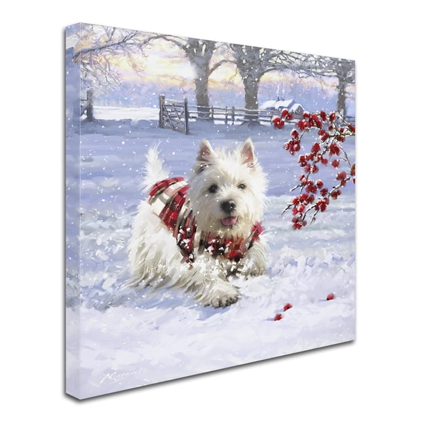 The Macneil Studio 'Westie Fun' Canvas Art - Walmart Business Supplies