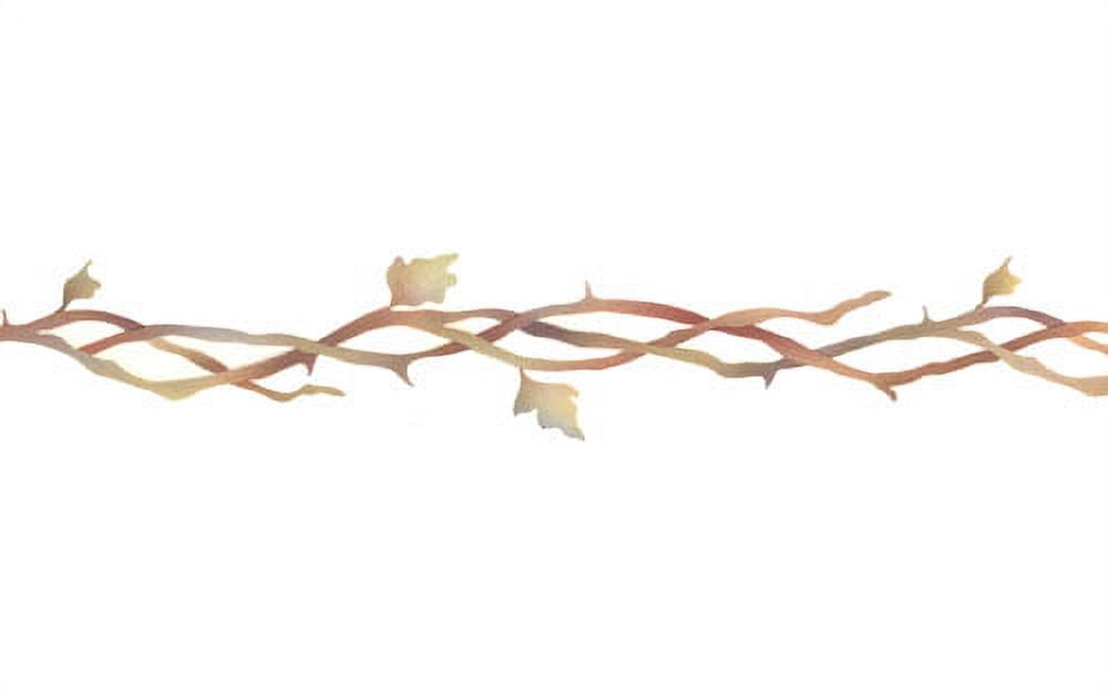 The Mad Stencilist Twig Border Wall Stencil; TMS613 - Walmart.com