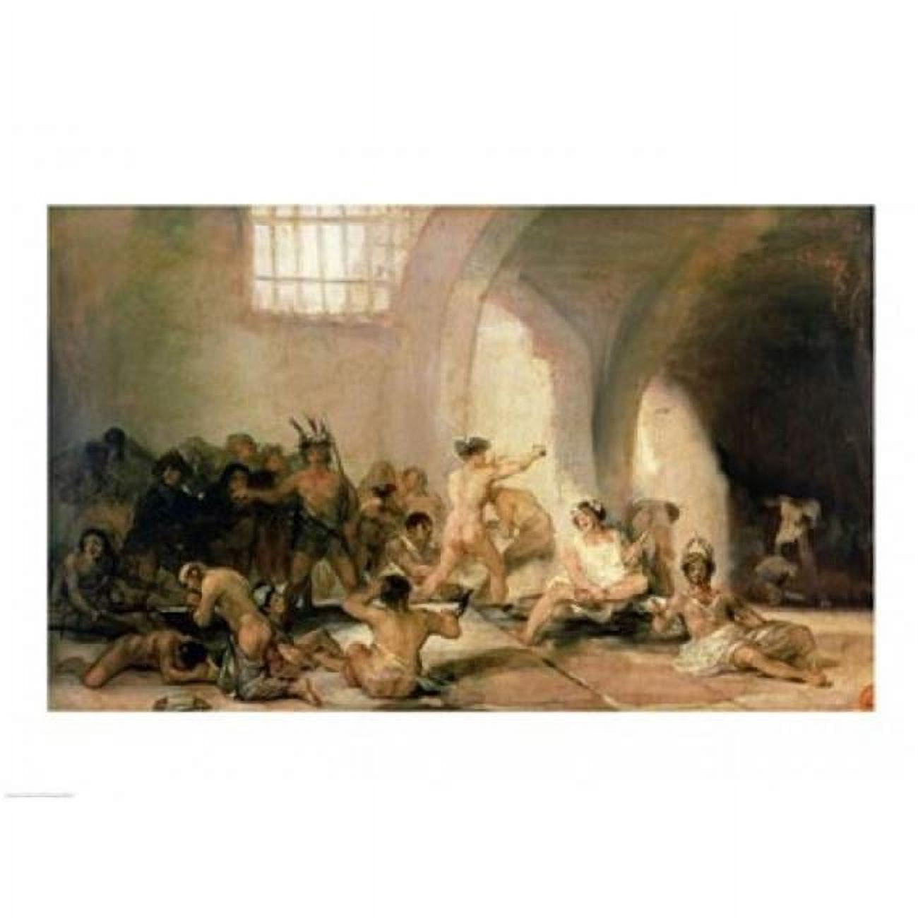 The Madhouse 1812-15 Poster Print by Francisco De Goya - 24 x 18 in ...