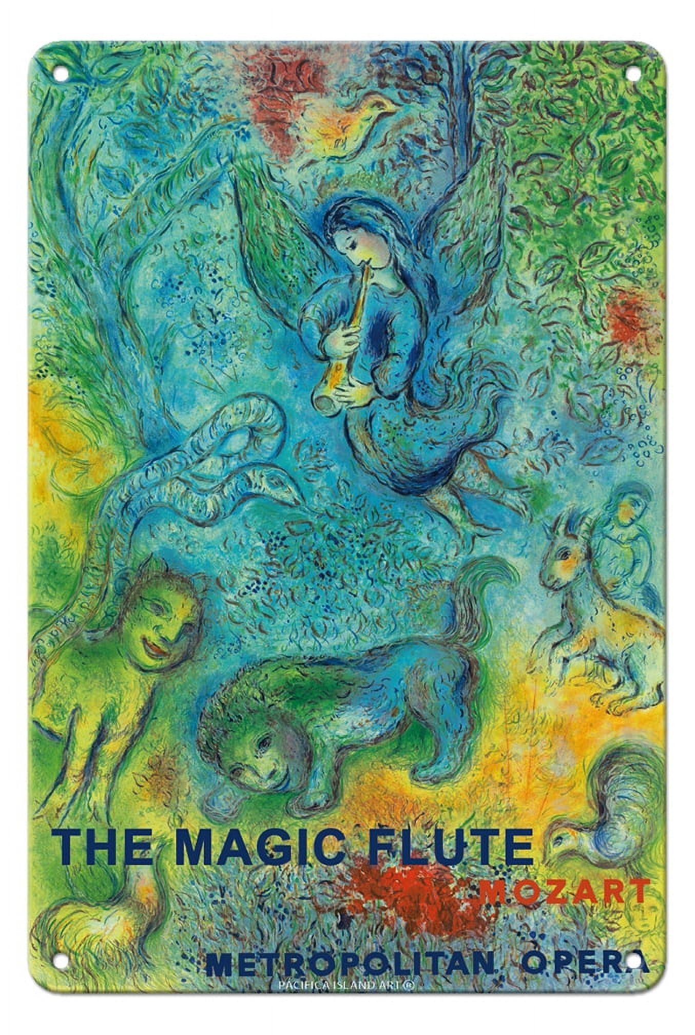 The Magic Flute - Mozart - Metropolitan Opera - Vintage Opera Poster by ...