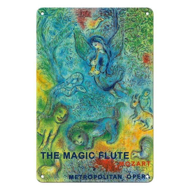 The Magic Flute - Mozart - Metropolitan Opera - Vintage Opera Poster by ...