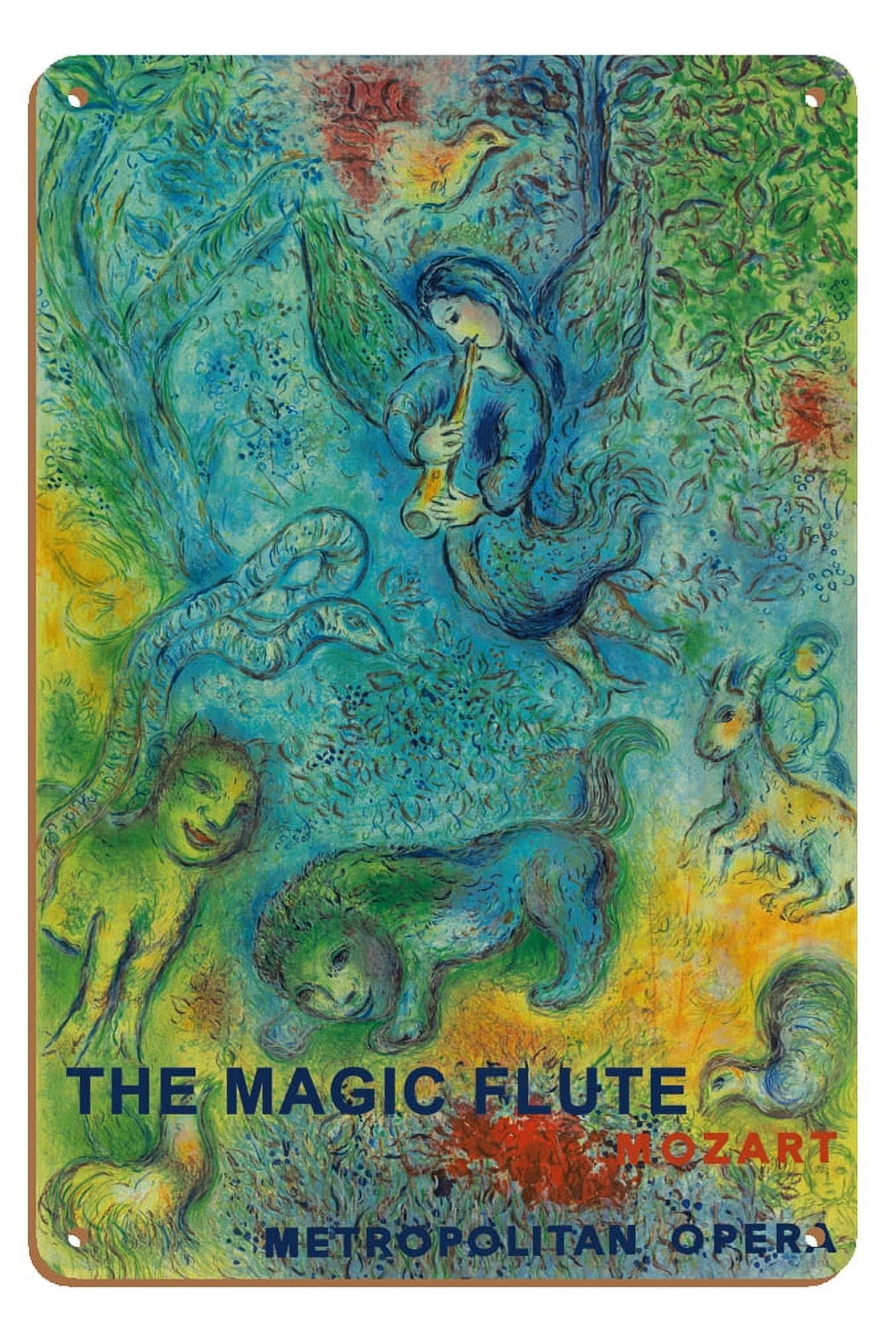 The Magic Flute - Mozart - Metropolitan Opera - Vintage Opera Poster by ...