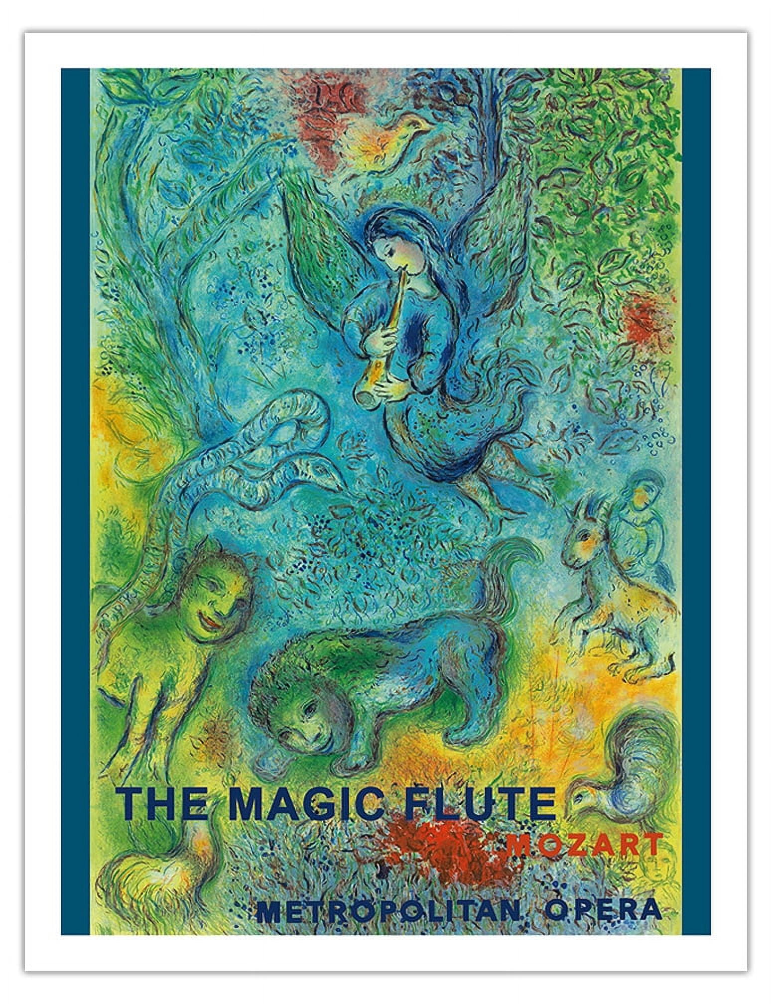 The Magic Flute - Mozart - Metropolitan Opera - Vintage Opera Poster by ...