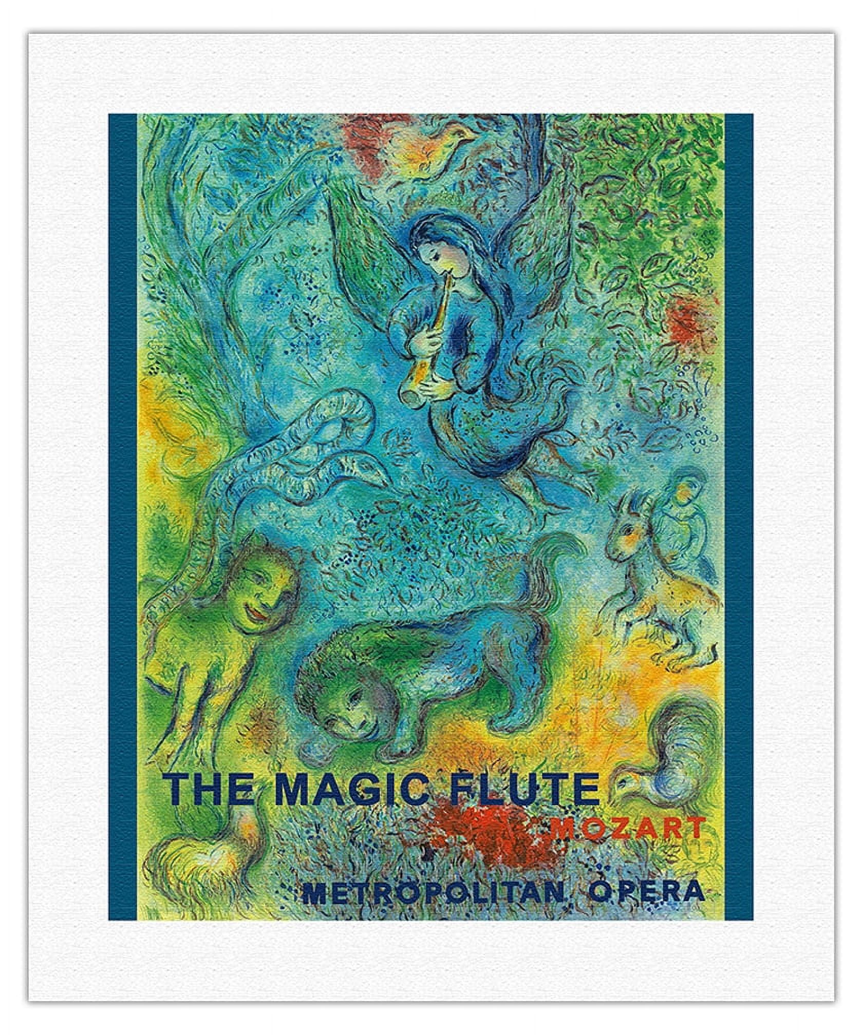 The Magic Flute - Mozart - Metropolitan Opera - Vintage Opera Poster by ...