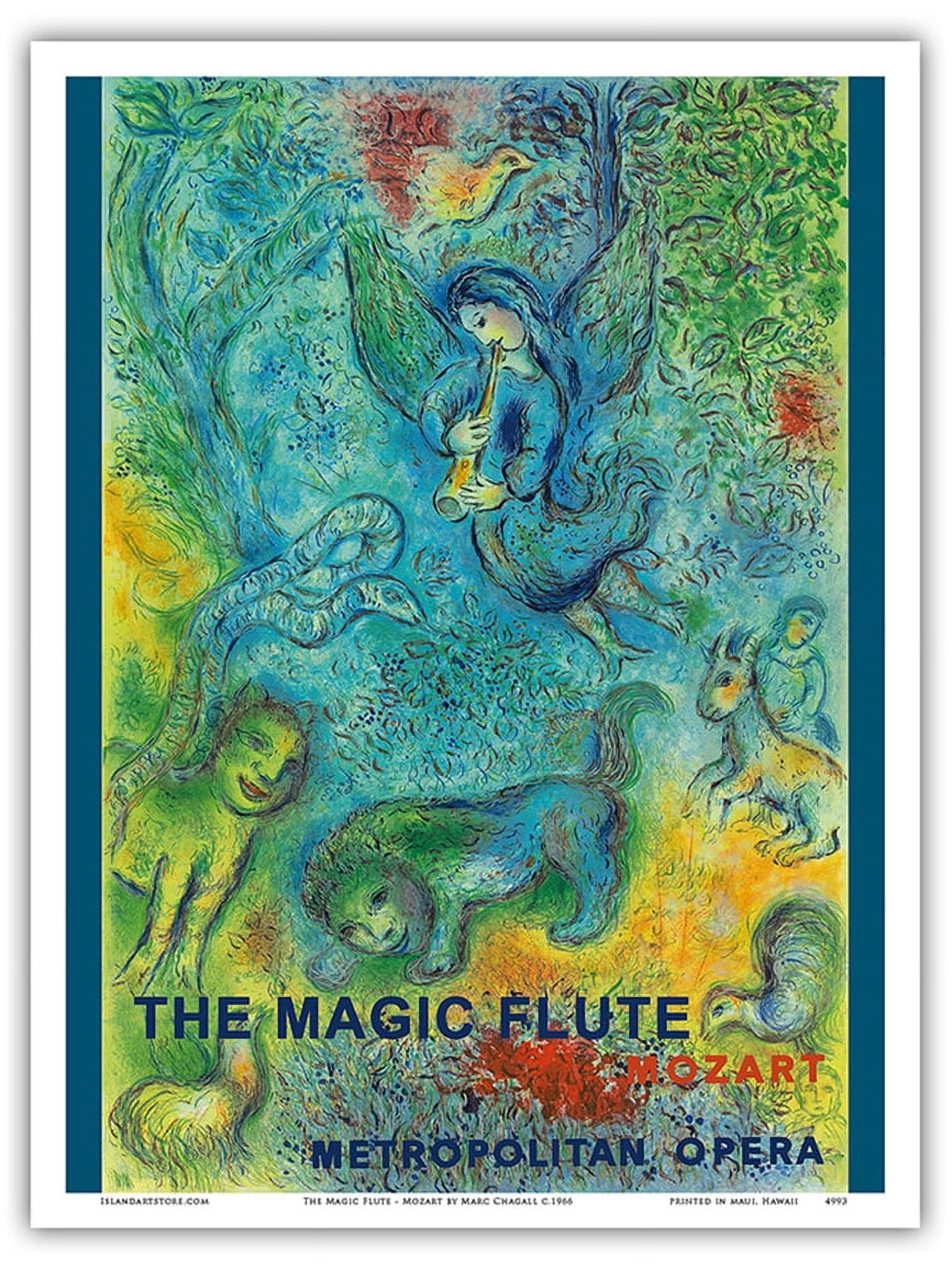 The Magic Flute - Mozart - Metropolitan Opera - Vintage Opera Poster by ...