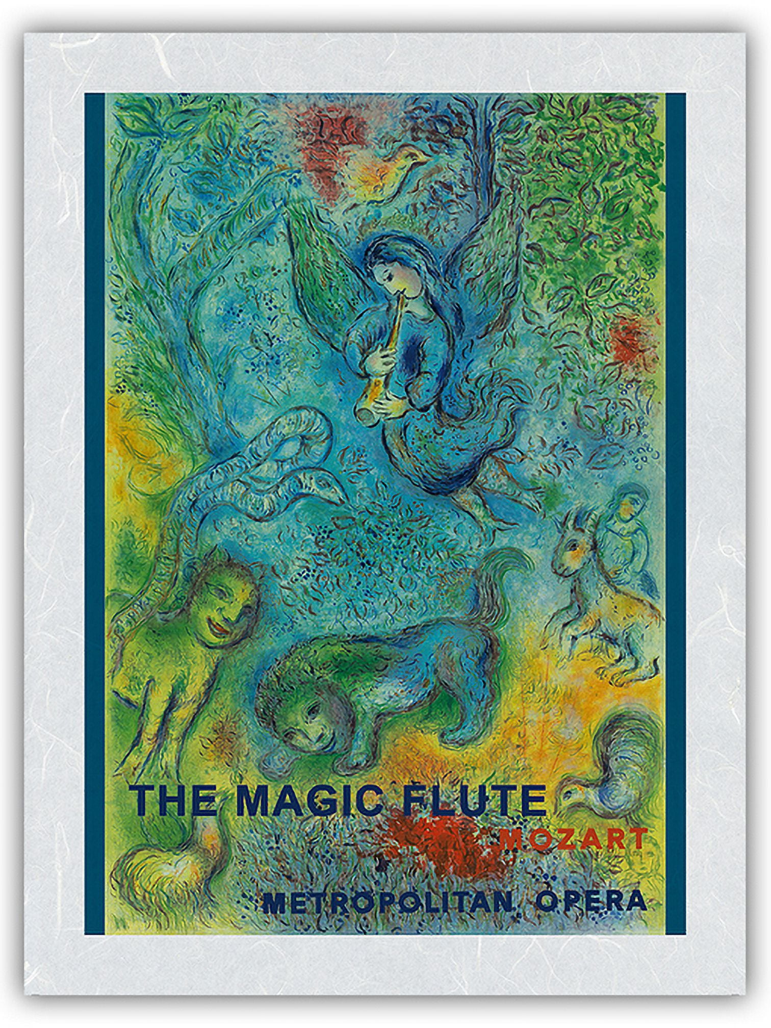 The Magic Flute - Mozart - Metropolitan Opera - Vintage Opera Poster by ...