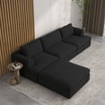 The Magic Home 118" L Shaped Modular Sectional Couch, Oversized Deep ...