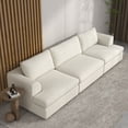 The Magic Home 118" Modern Oversized Sectional Couch, Deep Seating ...