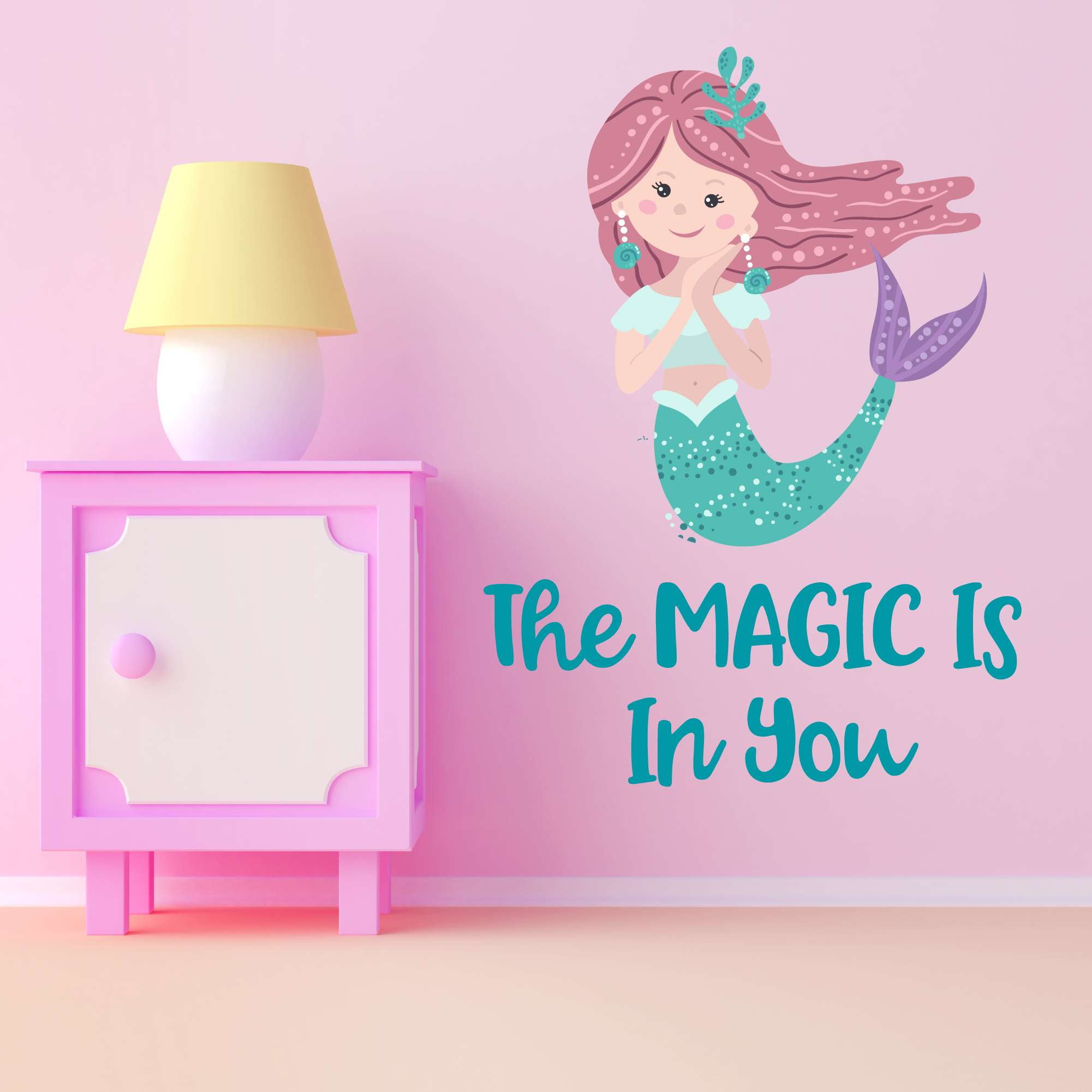 The Magic Is In You Vibes Seahorse Sea Shells Statfish Princess Fish ...