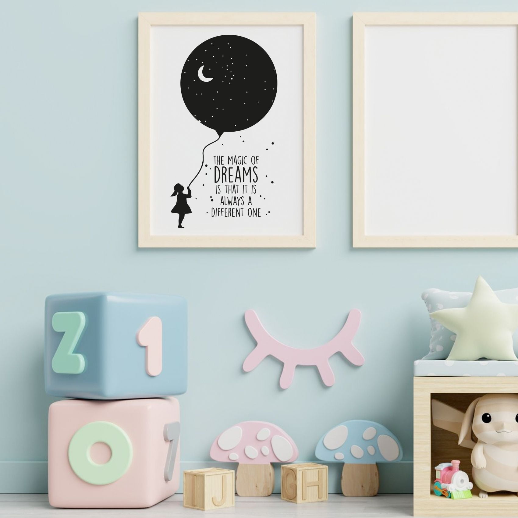 The Magic Of Dreams - Good Night Quotes Little Girl Moon And Stars ...