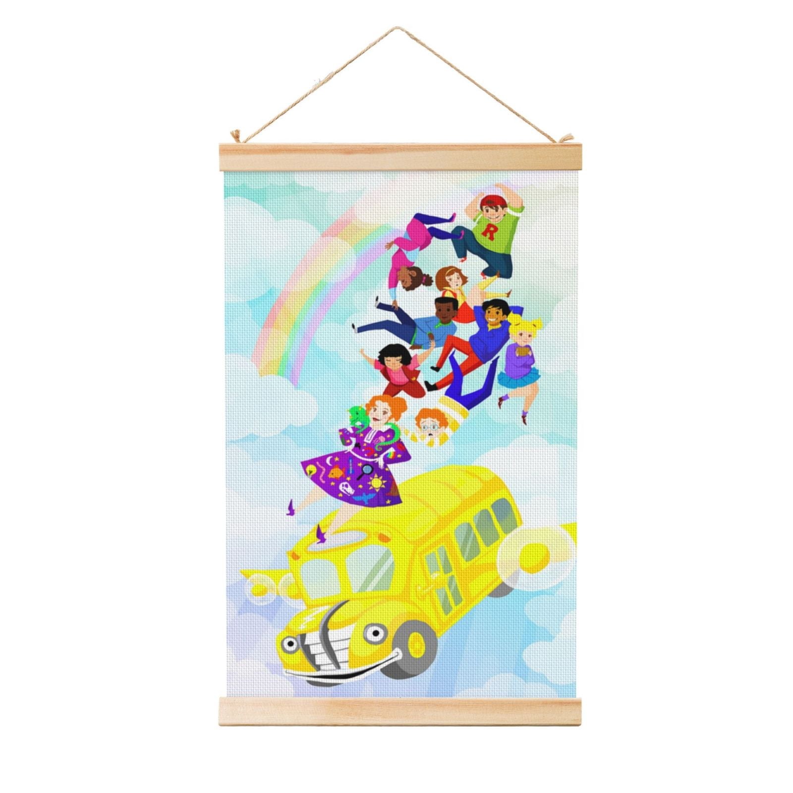 The Magic School Bus Poster Aesthetic Canvas Wooden Shaft Wall Art ...