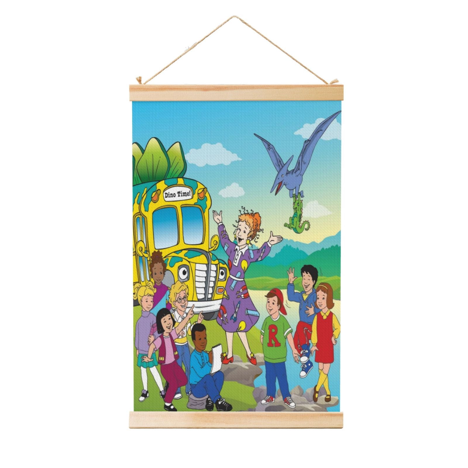The Magic School Bus Poster Aesthetic Canvas Wooden Shaft Wall Art ...