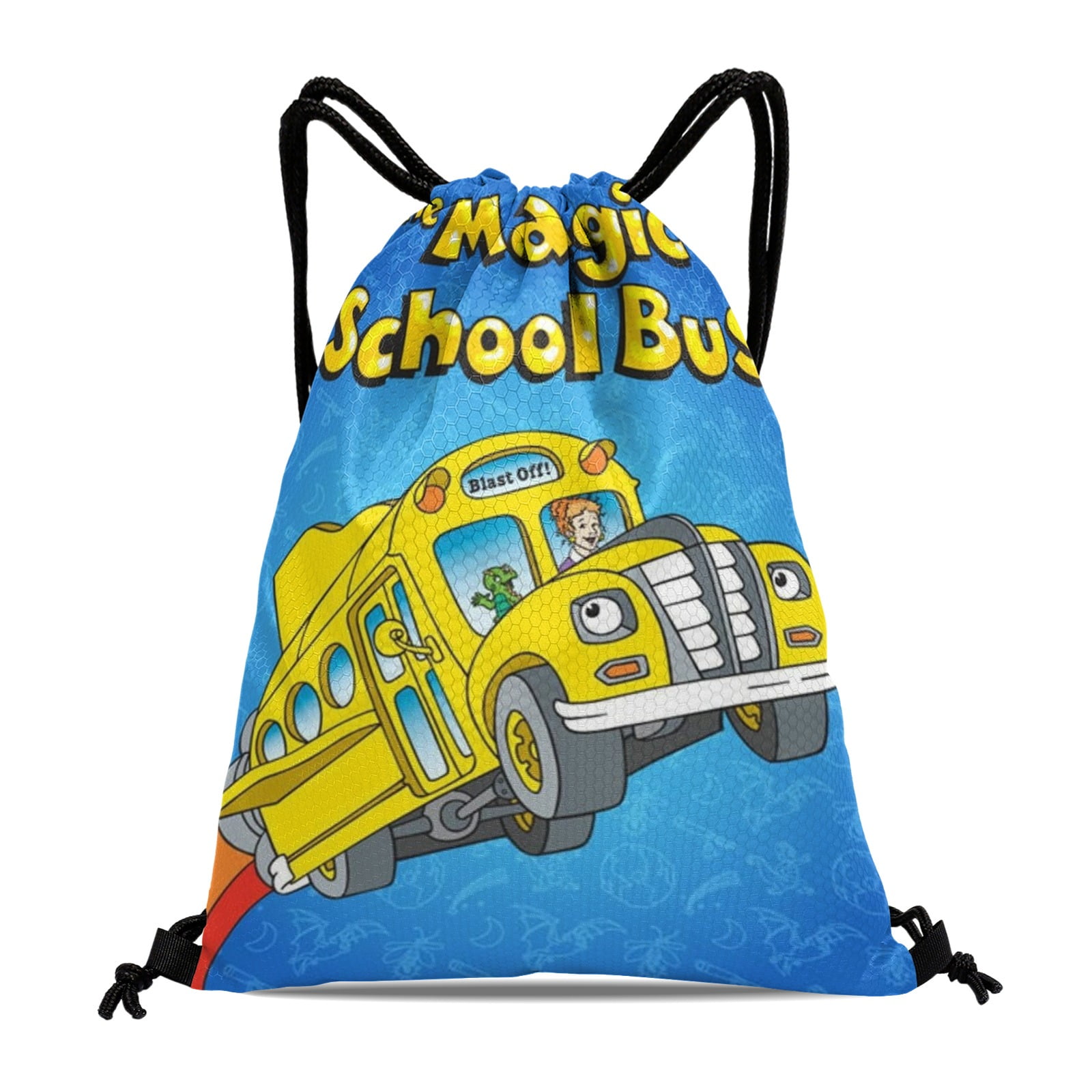 The Magic School Bus Rides Again Drawstring Backpack Bag Party Favors ...