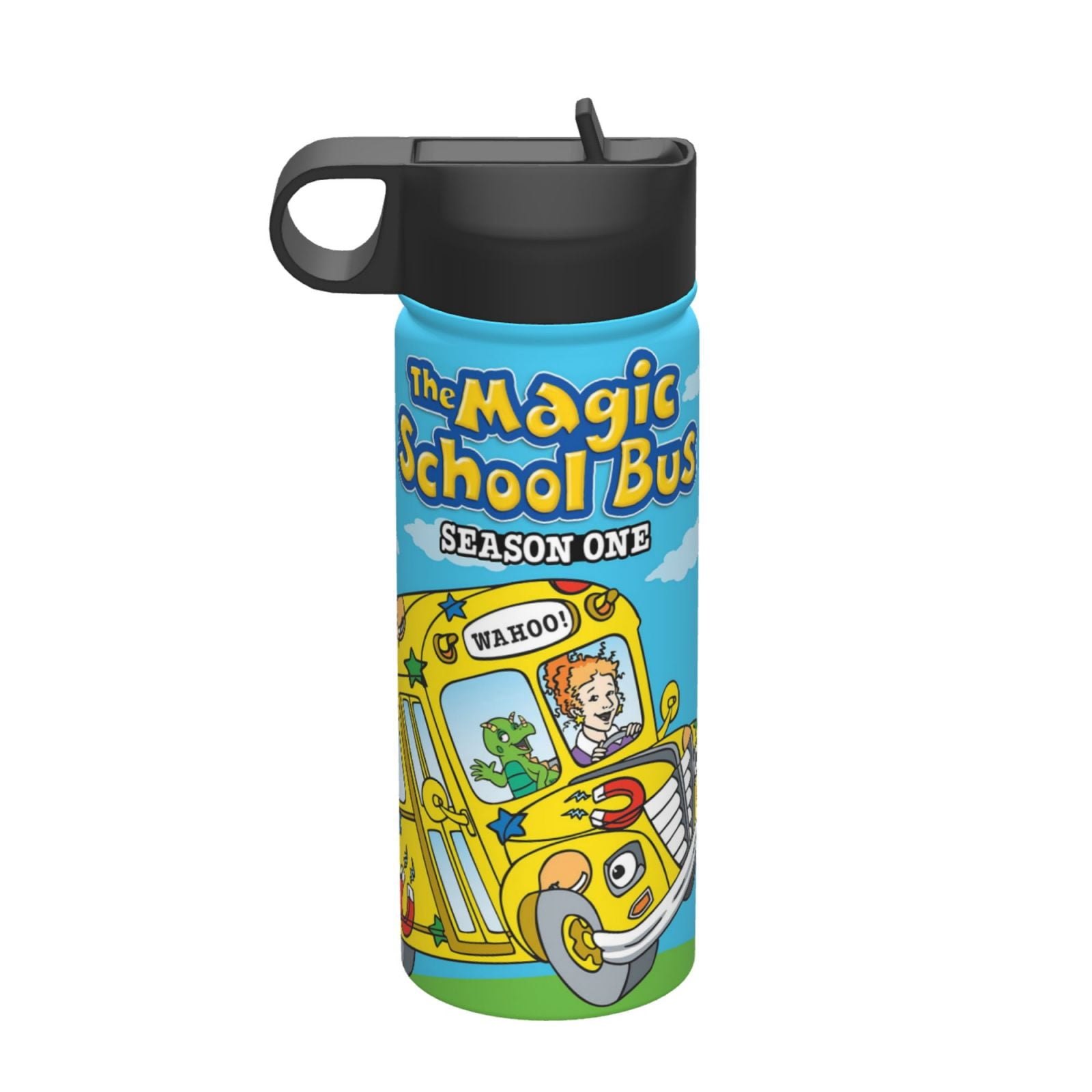 The Magic School Bus Vacuum Insulated Water Bottles with Flip Straw Lid ...