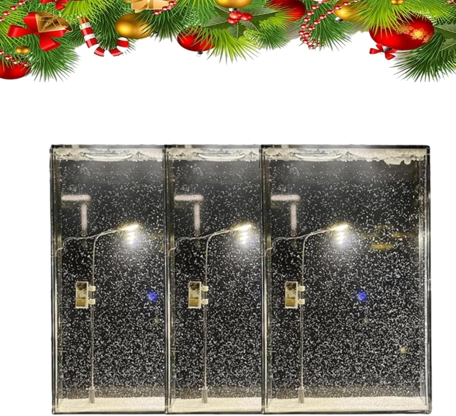 The Magic Snow Lamp, Snow Lamp with Snowy Street Lamp and Christmas ...