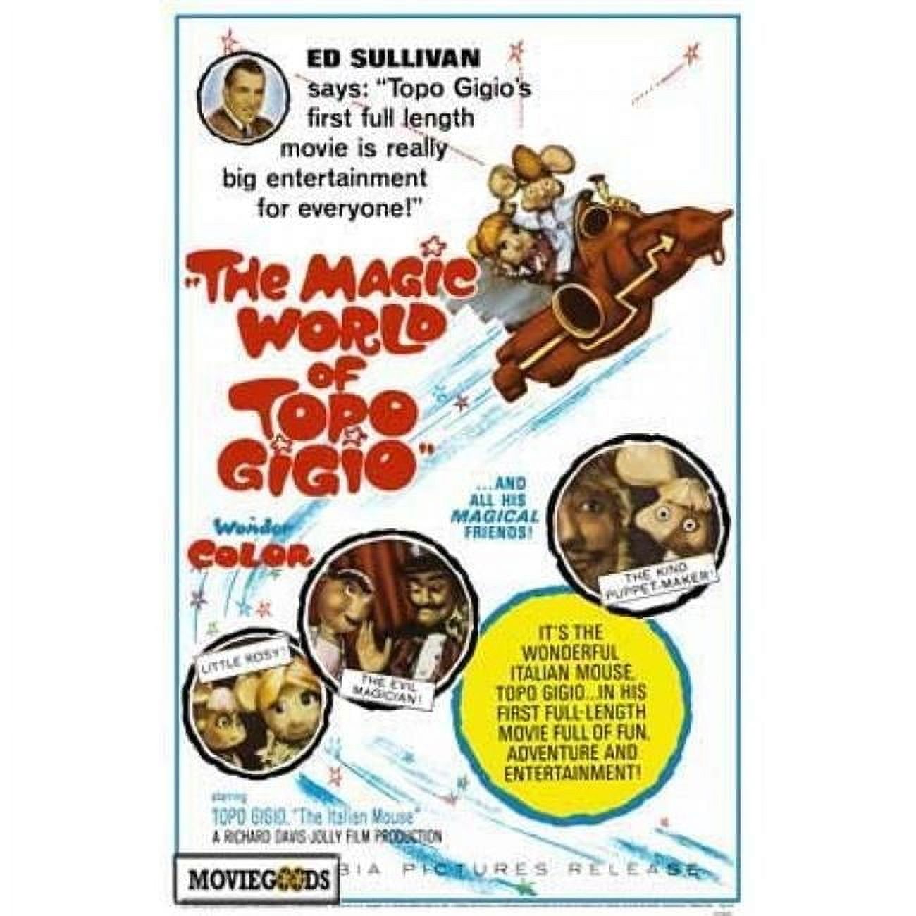 The Magic World of Topo Gigio Movie Poster Print (27 x 40) - Walmart.com