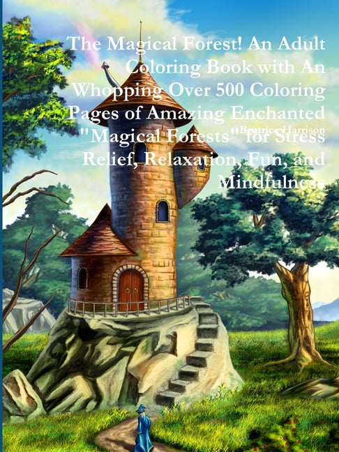 The Magical Forest! An Adult Coloring Book with An Whopping Over 500 ...