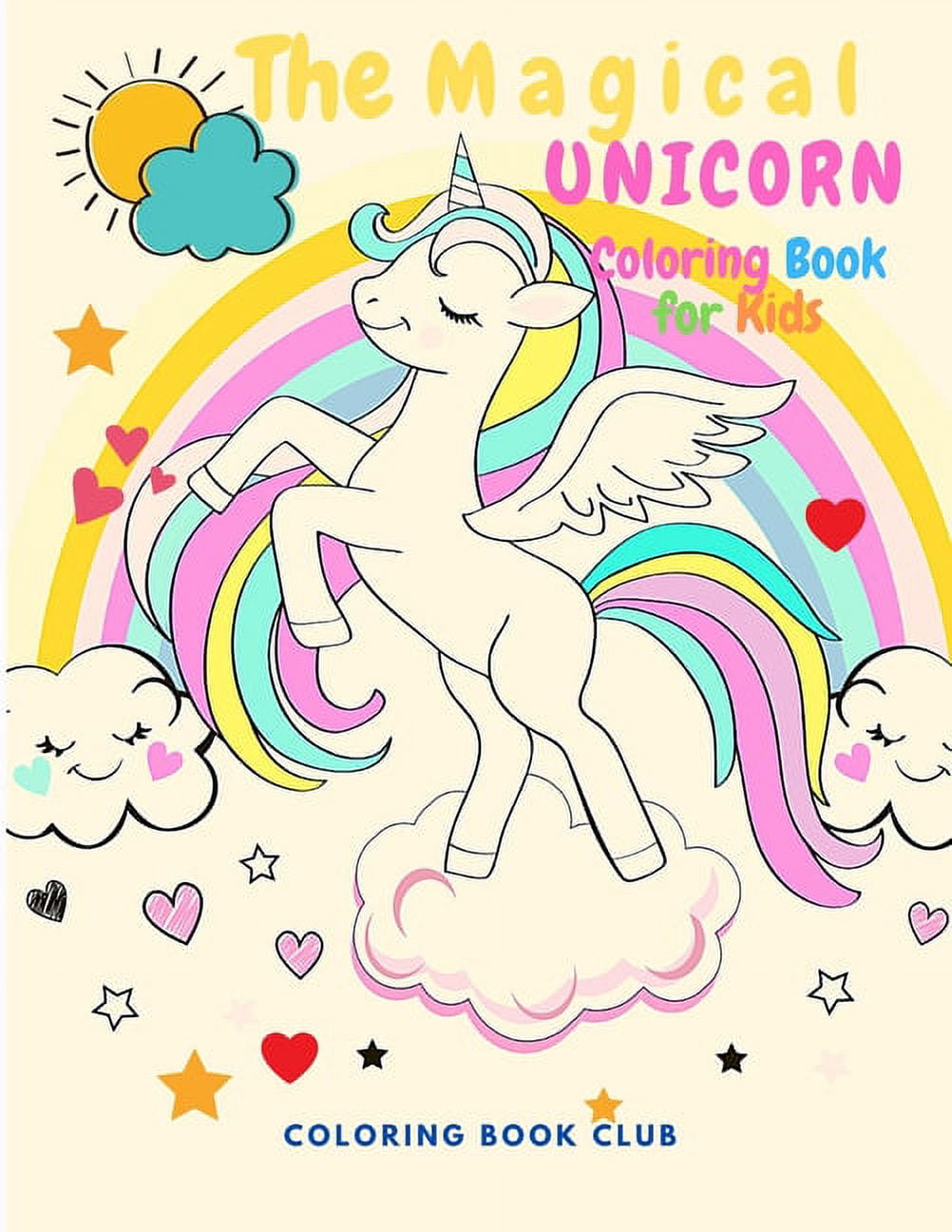 The Magical Unicorn Coloring Book - Adorable Designs with Magical ...