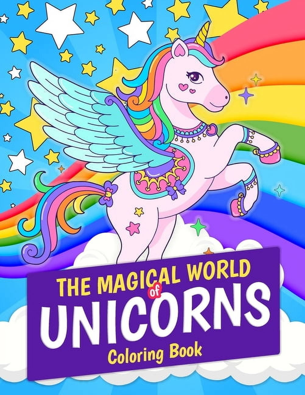 The Magical World of Unicorns Coloring Book: Magical Unicorn 30 ...