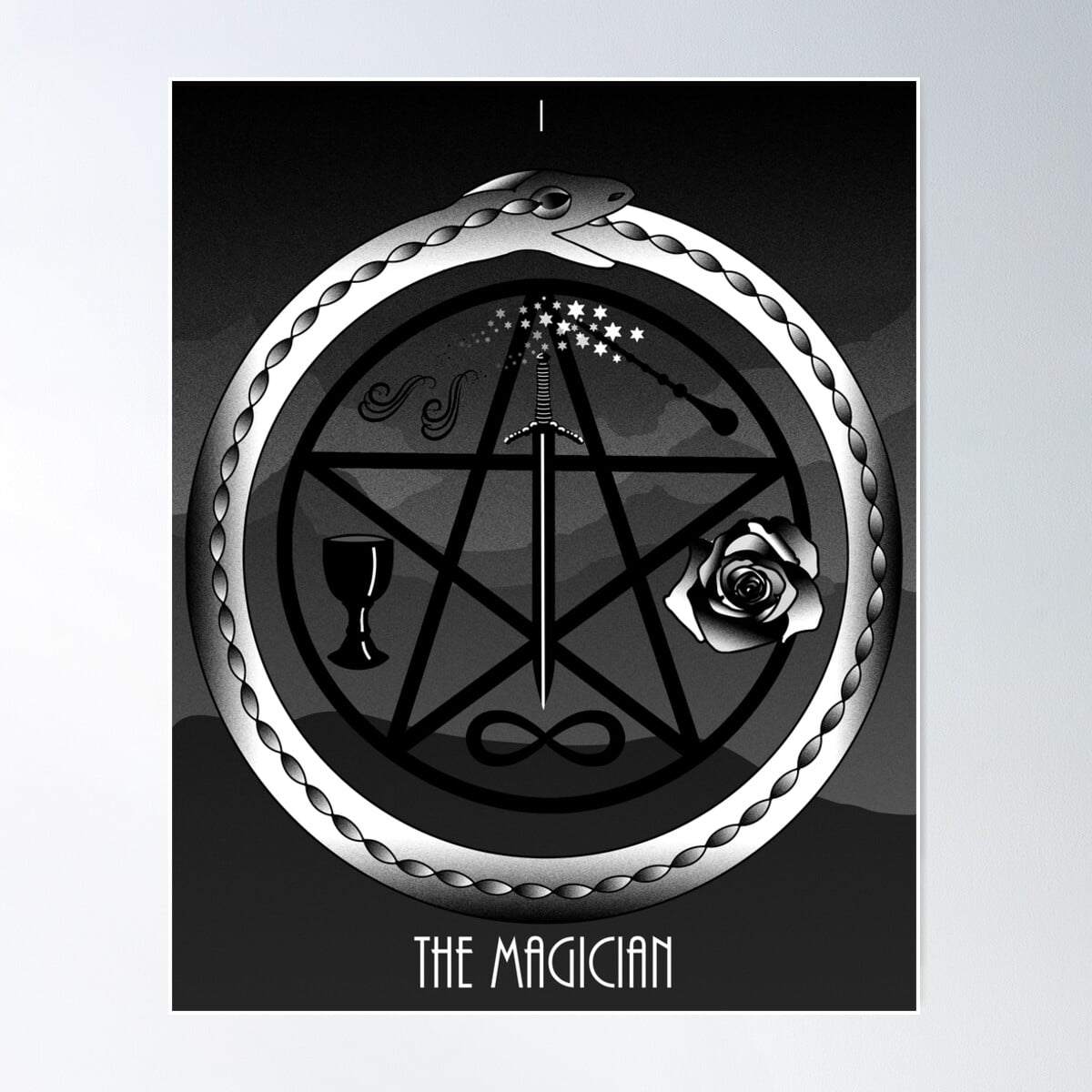 The Magician Poster Wall Art, Modern Wall Decor For Living Room Bedroom ...