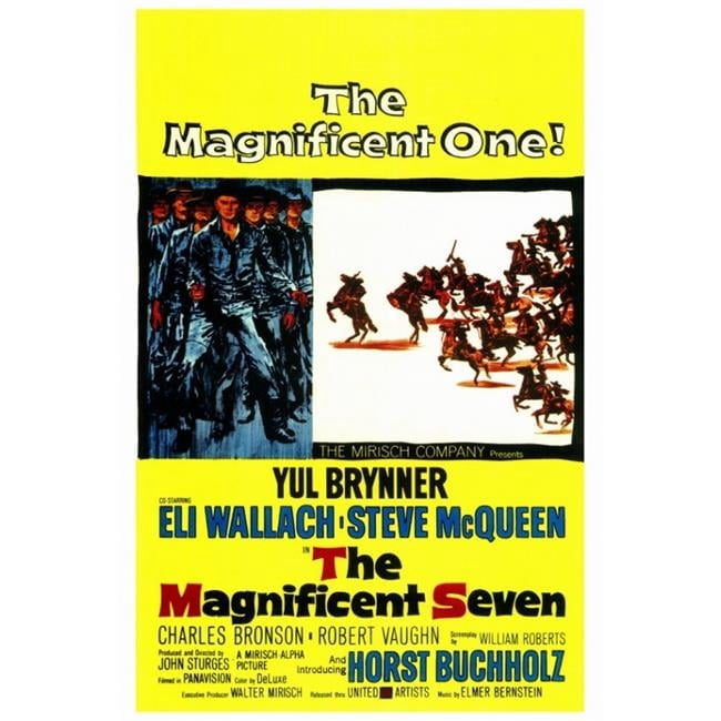 The Magnificent Seven Movie Poster - 27 x 40 in. - Walmart.com
