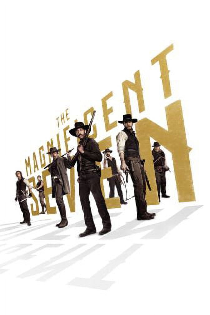 The Magnificent Seven Movie Poster Metal Sign 8Inx 12In Metal Print ...