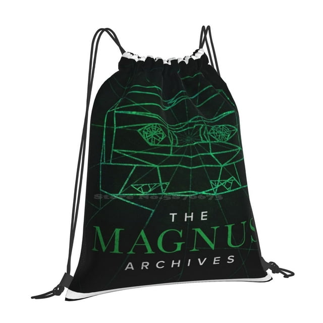 The Magnus Archives Logo ( Season 5 ) ( Square Block Logo ) School Bags ...