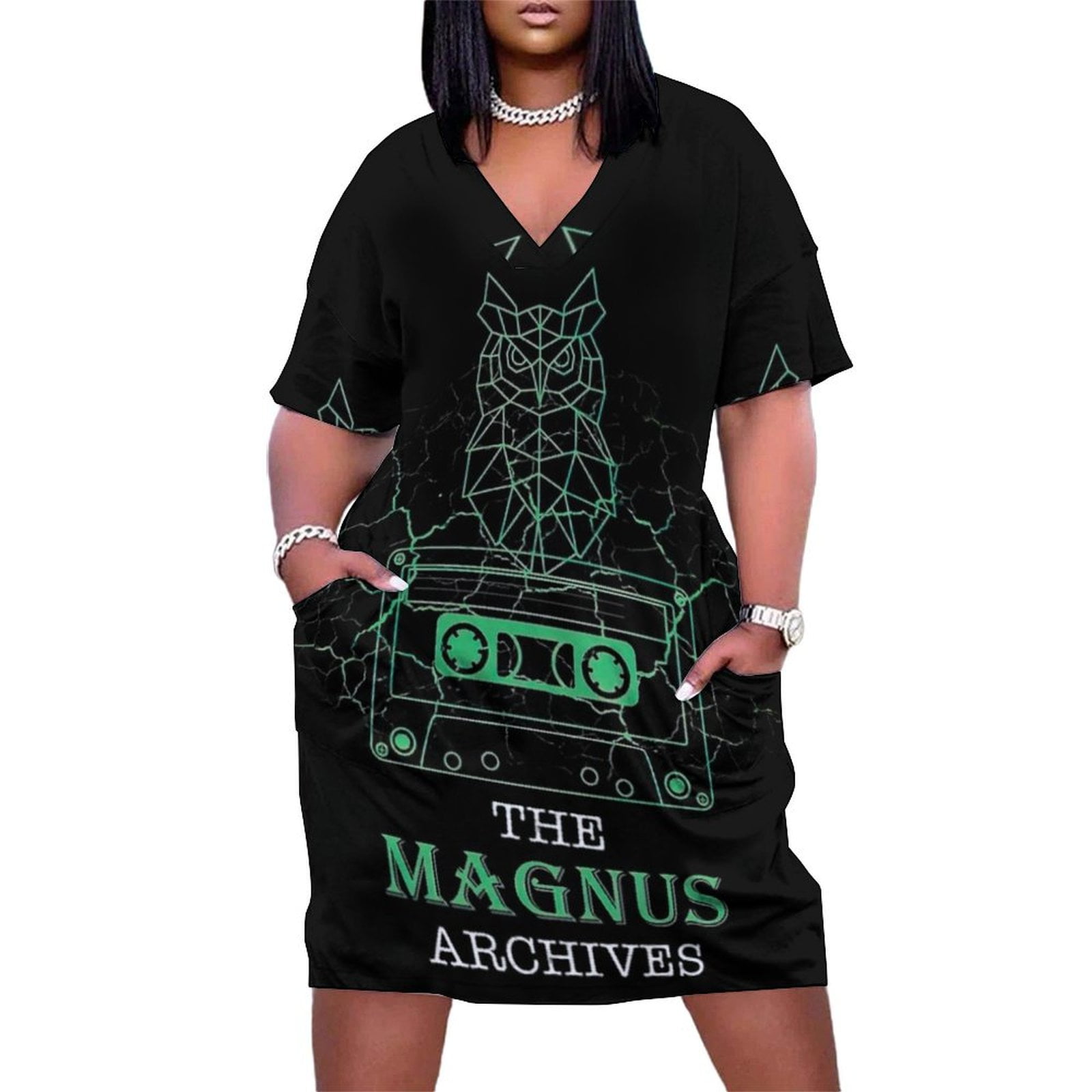 The Magnus Archives-The Magnus Archives Loose Pocket Dress Clothing ...