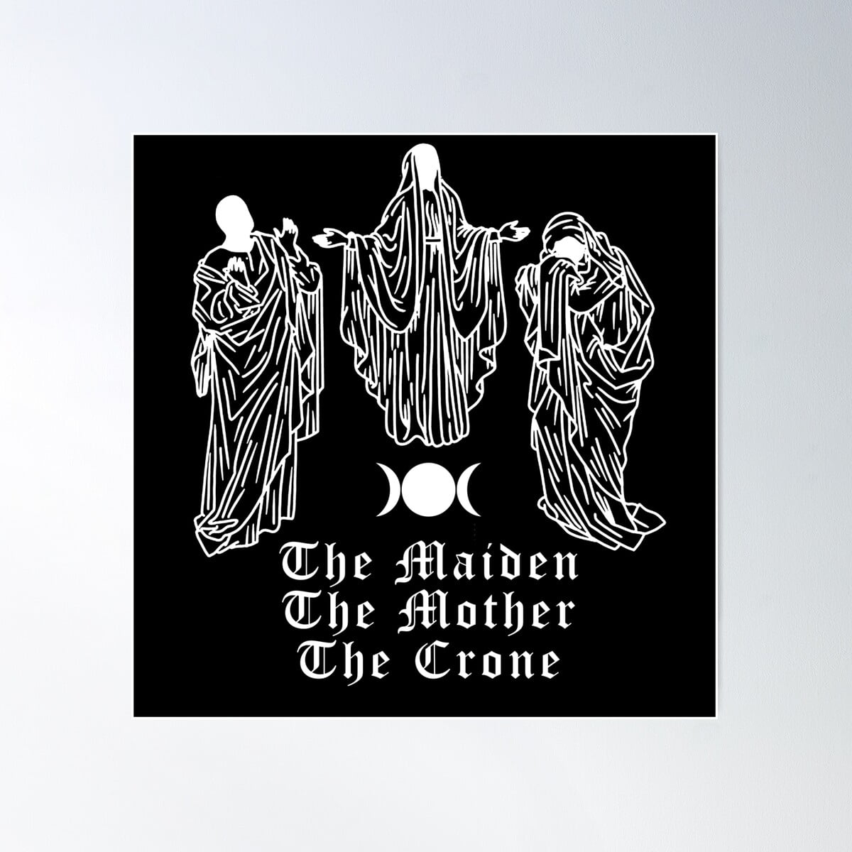 The Maiden The Mother The Crone Poster Wall Art, Modern Wall Decor For ...