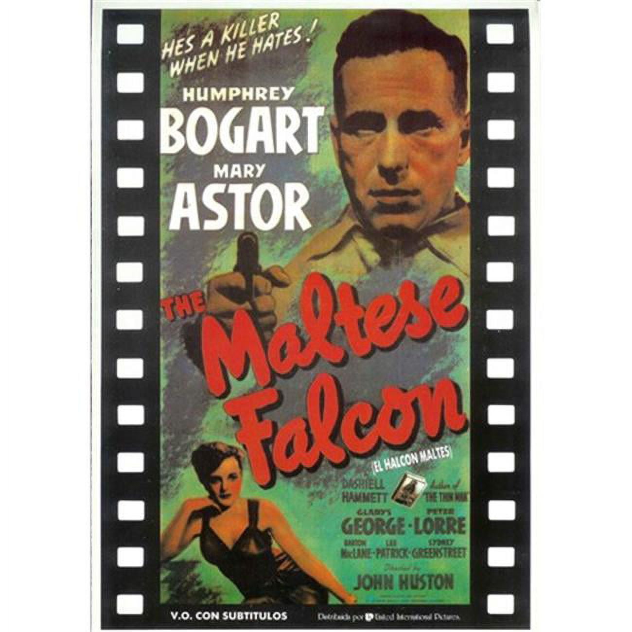 The Maltese Falcon Movie Poster - 11 x 17 - Walmart.com