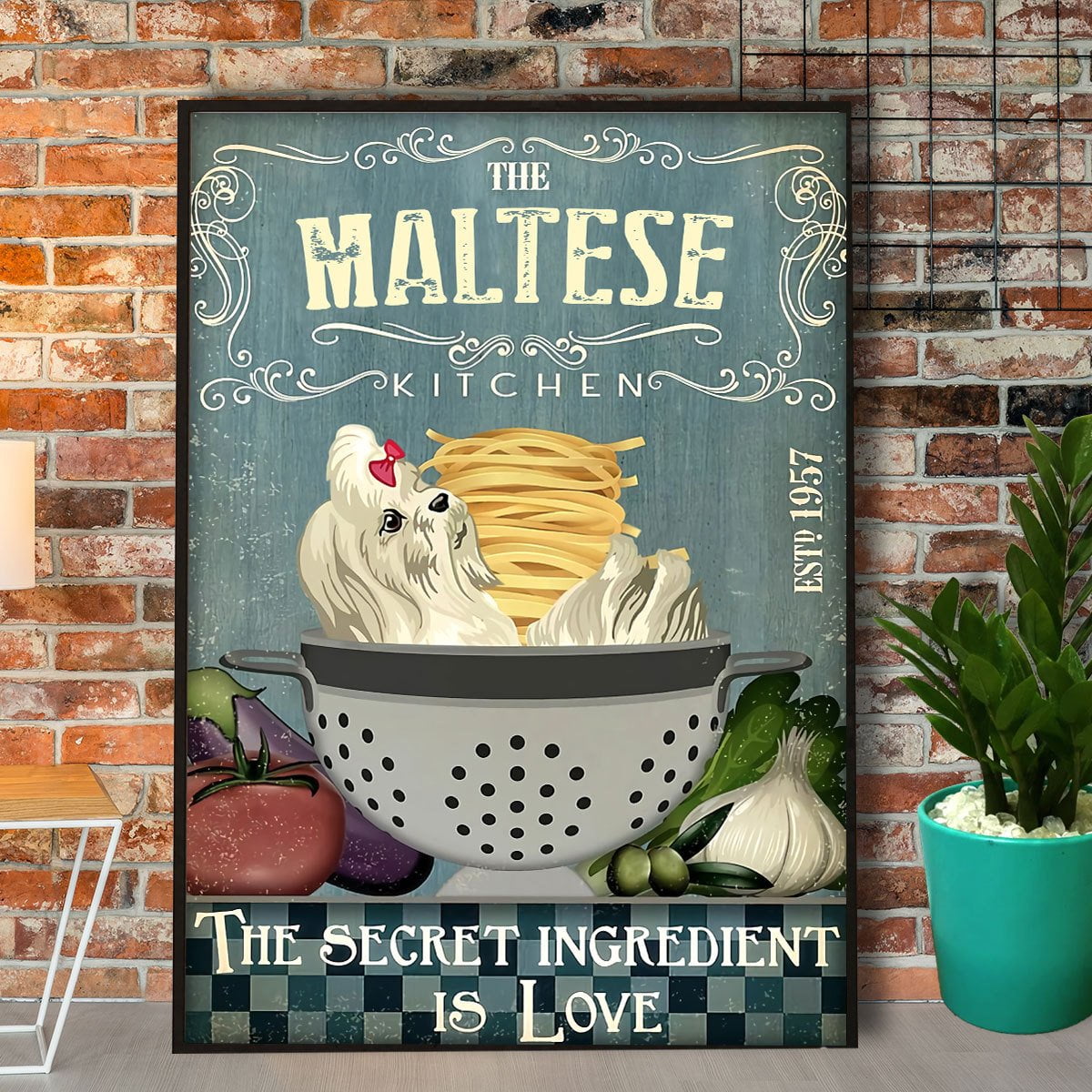 The Maltese Kitchen The Secret Ingredient Is Love Paper Poster No Frame ...