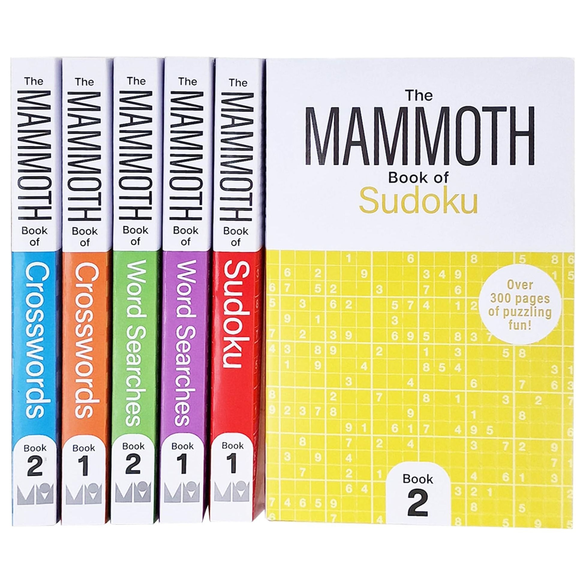 The Mammoth Book Of Crosswords, Word Searches And Sudoku 6 Books ...