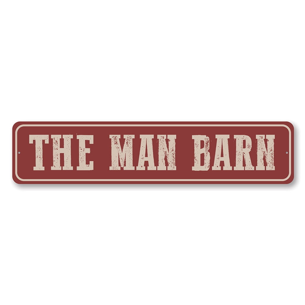 The Man Barn, Welcome Decor Sign, Drinking Barn Sign, Country Decor ...