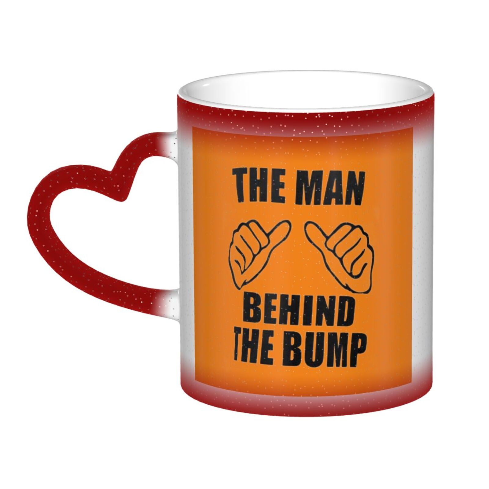 The Man Behind The Bump Mugs Discoloration Coffee Mugs Star Mugs Heat