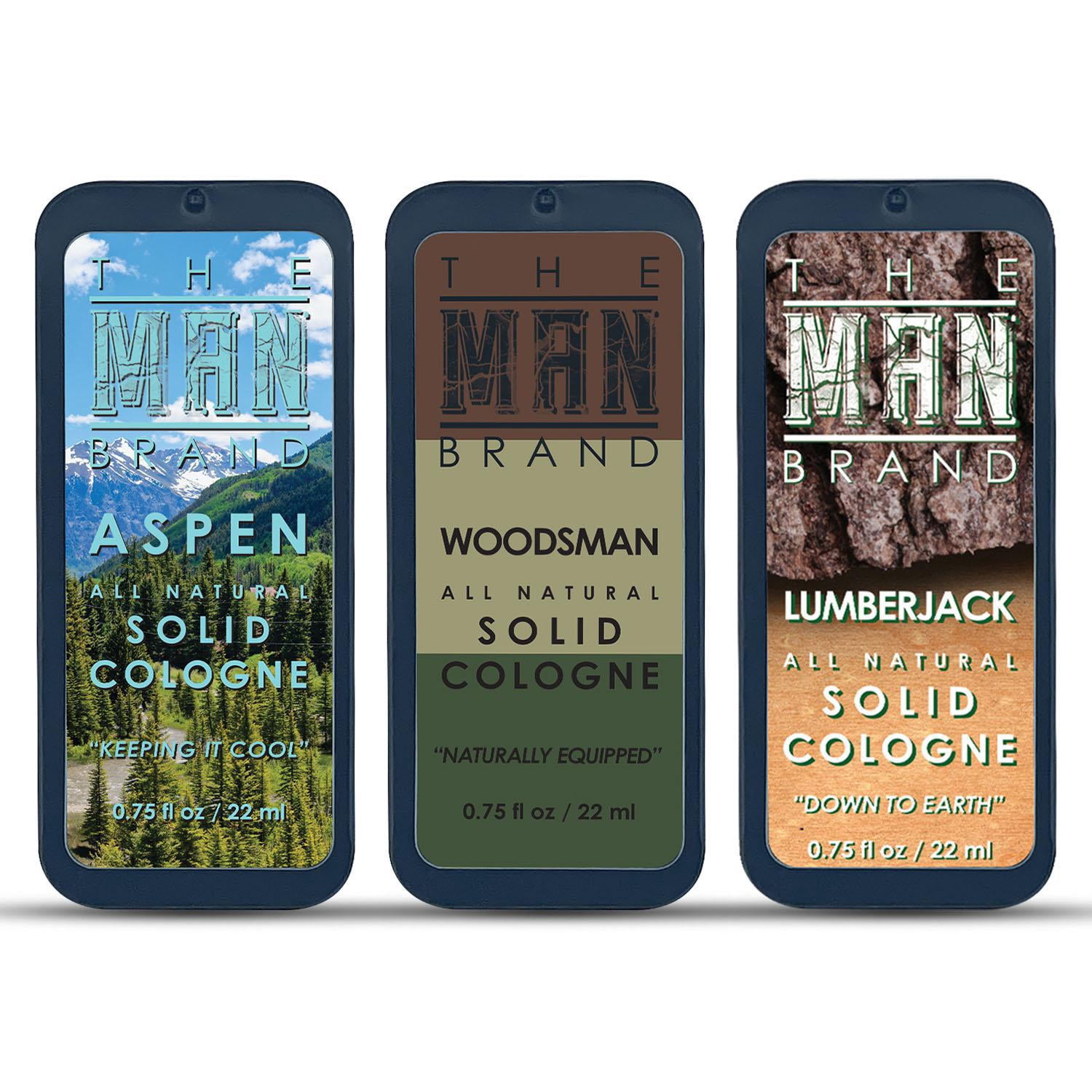 The Man Brand's Solid Cologne Gift Set - The Forest (Set of 3 - 0.75 oz ...