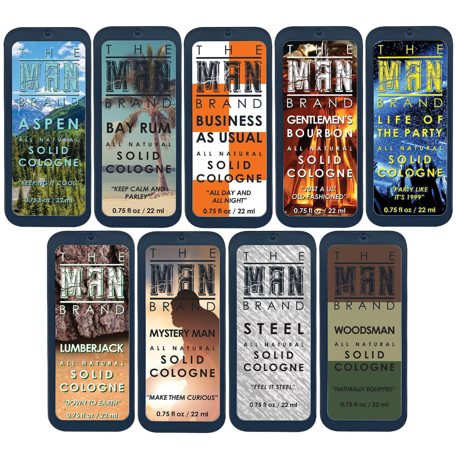 The Man Brand's Solid Cologne Set - All or Nothing Pack - (Set of 9 - 0 ...