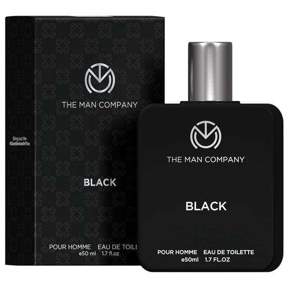 The Man Company Black Edt Perfume For Men 50Ml Premium Long Lasting ...