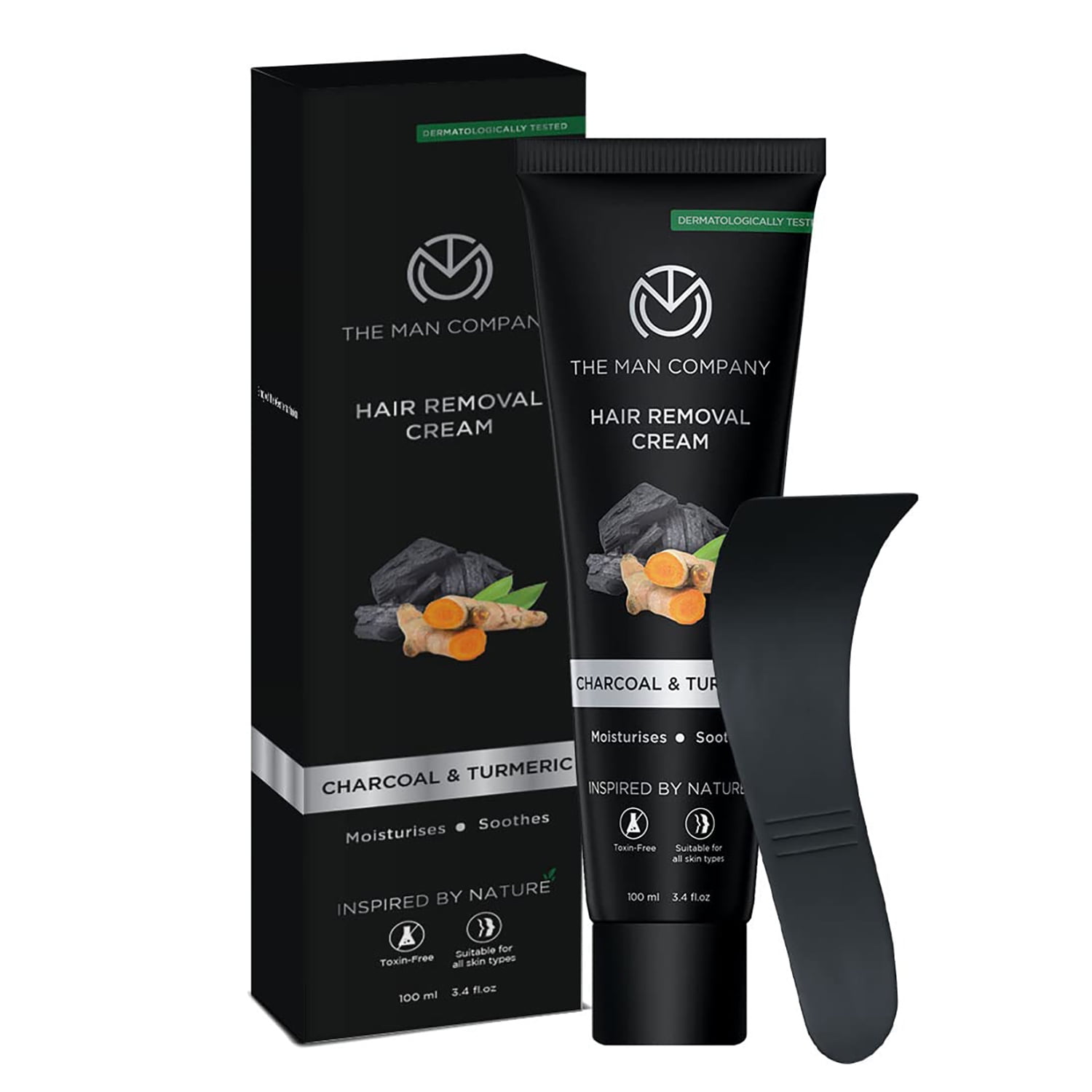 The Man Company Hair Removal Cream for Men, for All Skin Types, 100gm ...