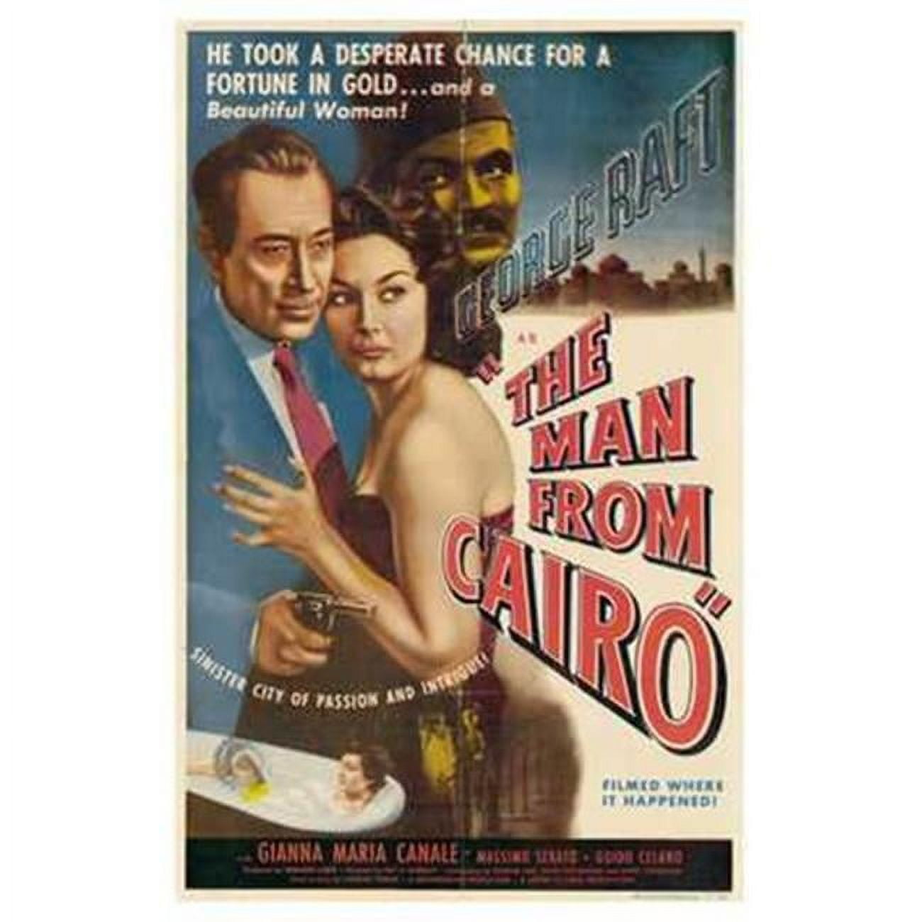 The Man From Cairo Movie Poster - 11 x 17 in. - Walmart.com