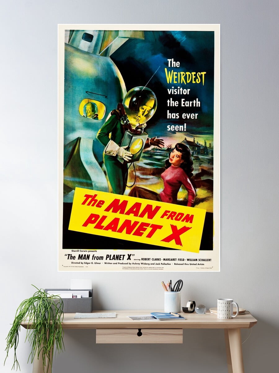 The Man From Planet X Science Fiction Classic Hollywood Movie Poster ...
