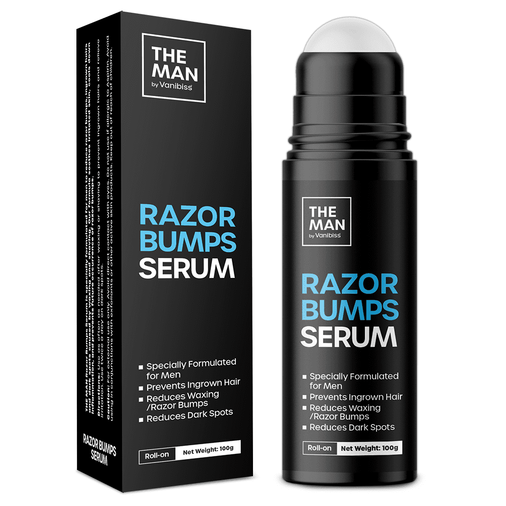 The Man Razor Bumps Serum Roll-Ingrown Hair Treatment & Unscented After ...