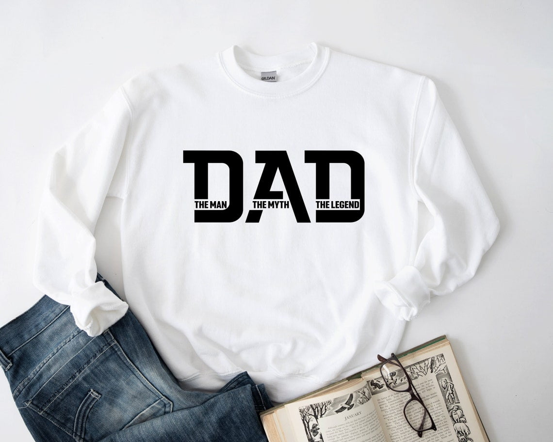 The Man The Myth The Legend Sweatshirts, Sweaters, Dad Bday ...