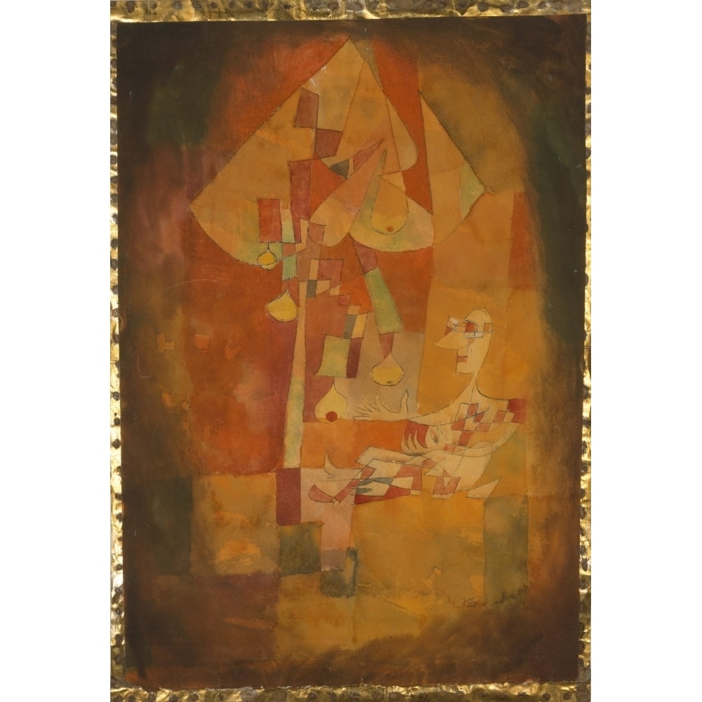 The Man Under The Pear Tree By Paul Klee Fine Art (24 x 36) - Walmart.com