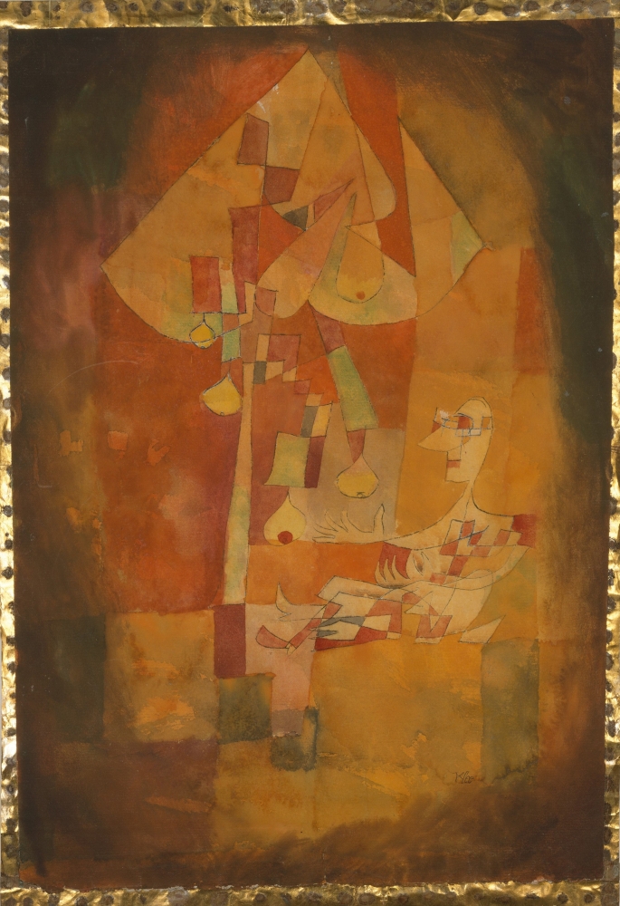 The Man Under The Pear Tree By Paul Klee Fine Art (24 x 36) - Walmart.com
