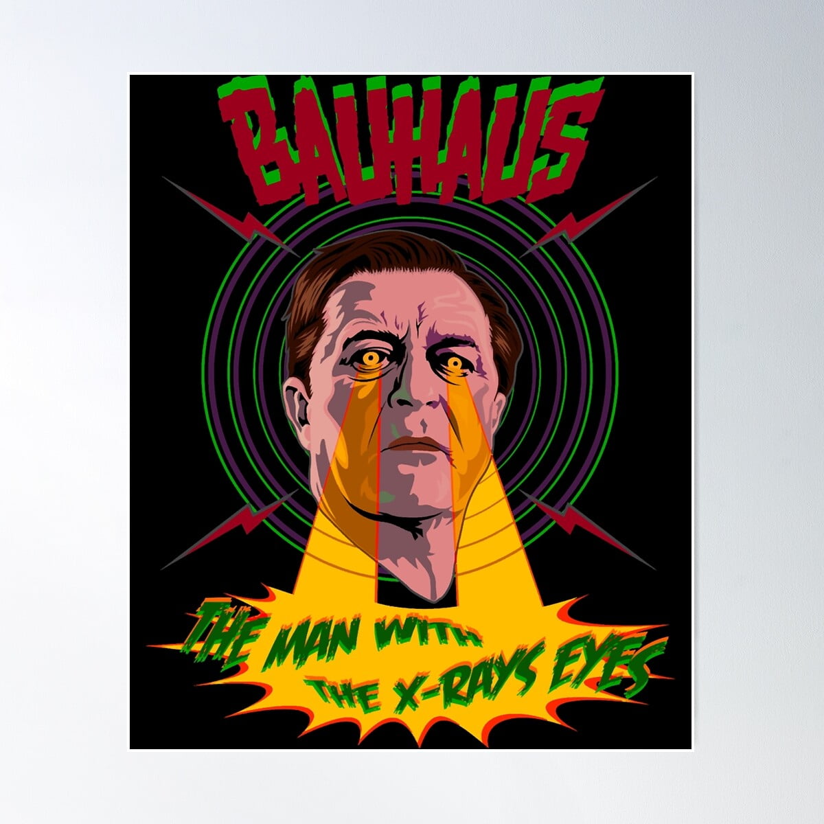 Bauhaus. X-Rays Eyes. Poster Wall Art, Modern Wall Decor For Living ...