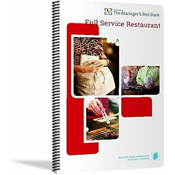 The Manager's Red Book - Full Service Restaurant Communication Logbook ...